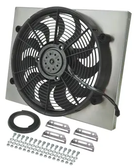 DERALE Powerpack High Single Electric Fan Shroud Kit